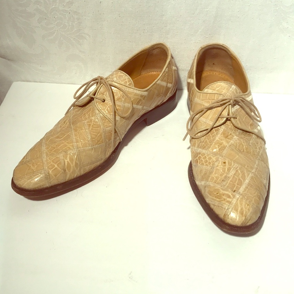 David Eden Genuine Crocodile Shoes “Diamond” - Gem